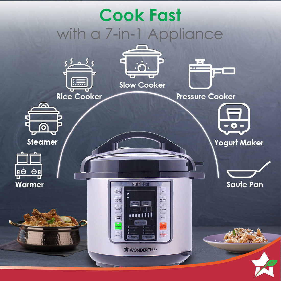 Wonderchef Nutri-Pot 6L | Kitchen Appliances Online in India – Wonderchef India