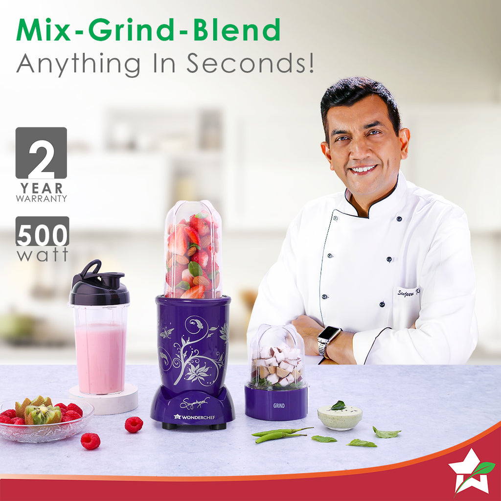 Nutri-blend Mixer Grinder Blender, Smoothie Maker, 3 Unbreakable Jars ...