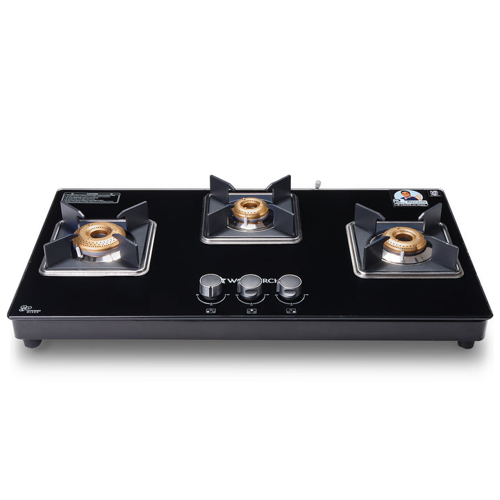 Wonderchef Octavia Auto 3-Burner Gas Stove | Efficient Stylish