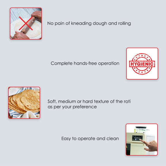 Roti Magic | Fully Automatic Roti maker machine by Wonderchef ...