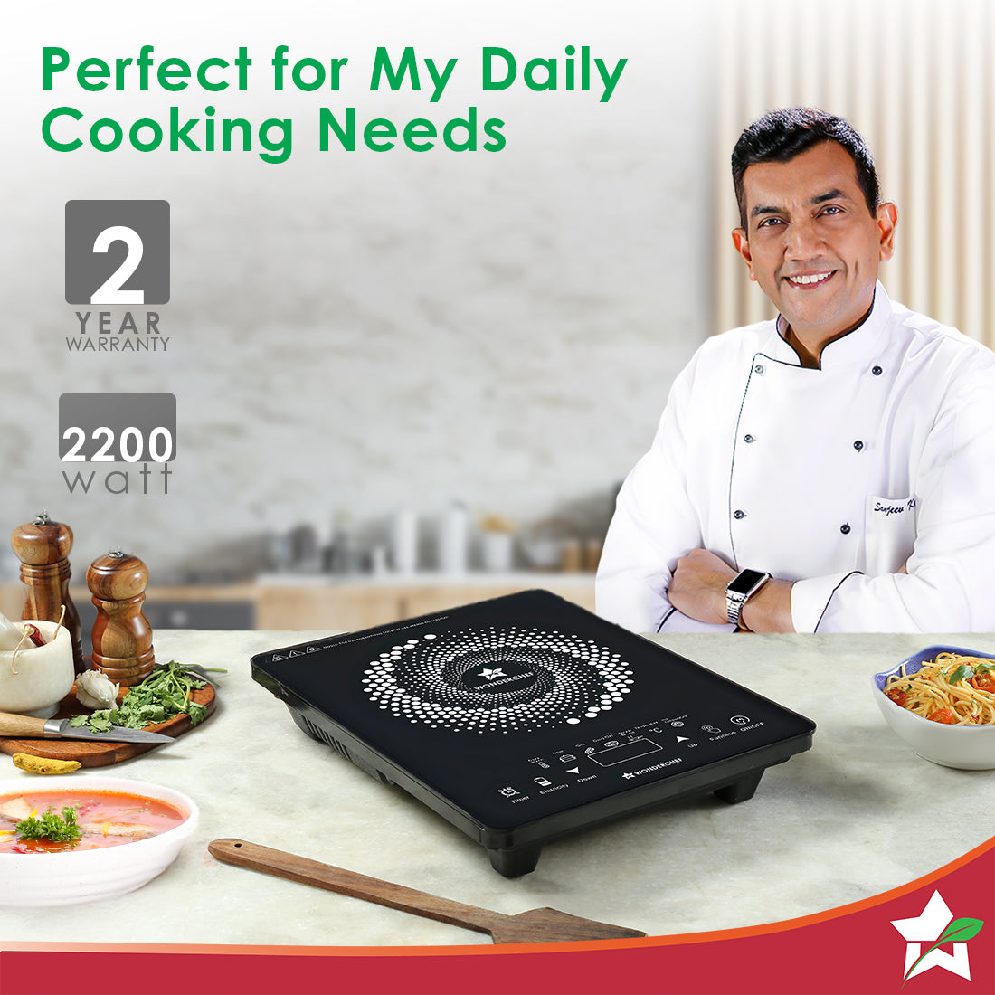 Wonderchef Easy Cook Hot Plate | Infrared Technology Cooktop