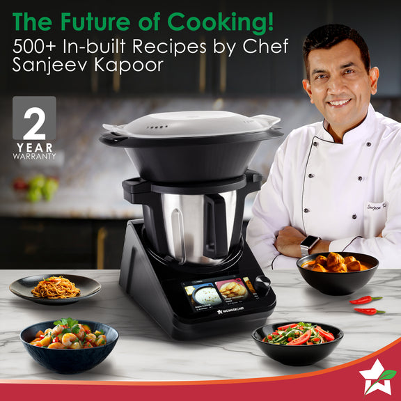 Wonderchef Renewed Chef Magic | All-in-One Kitchen Robot | Automatic C