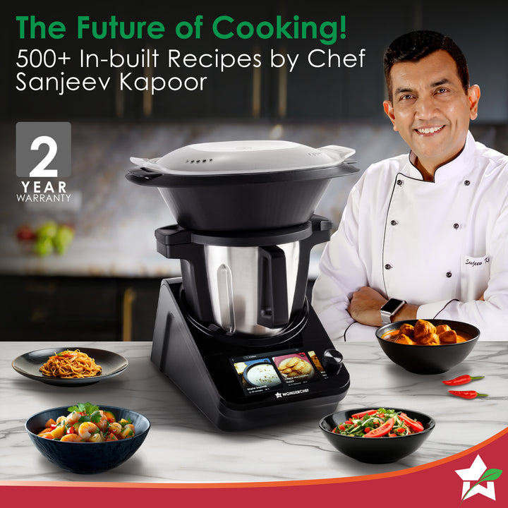 Wonderchef Renewed Chef Magic | All-in-One Kitchen Robot | Automatic C