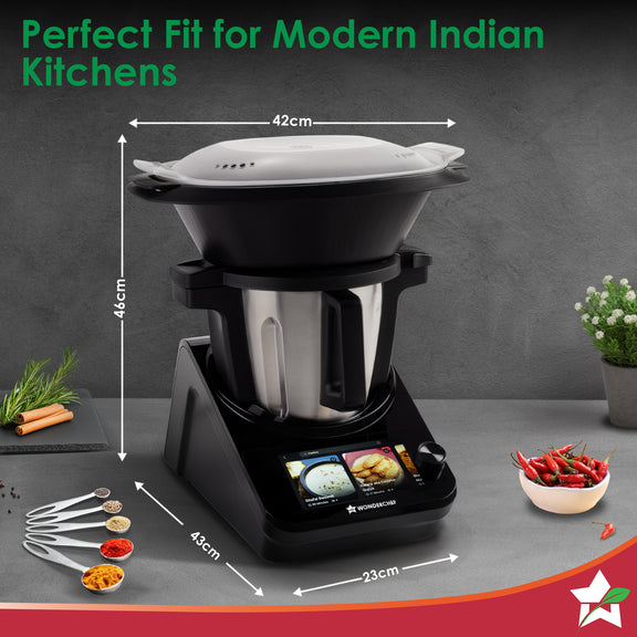 Wonderchef Renewed Chef Magic | All-in-One Kitchen Robot | Automatic C