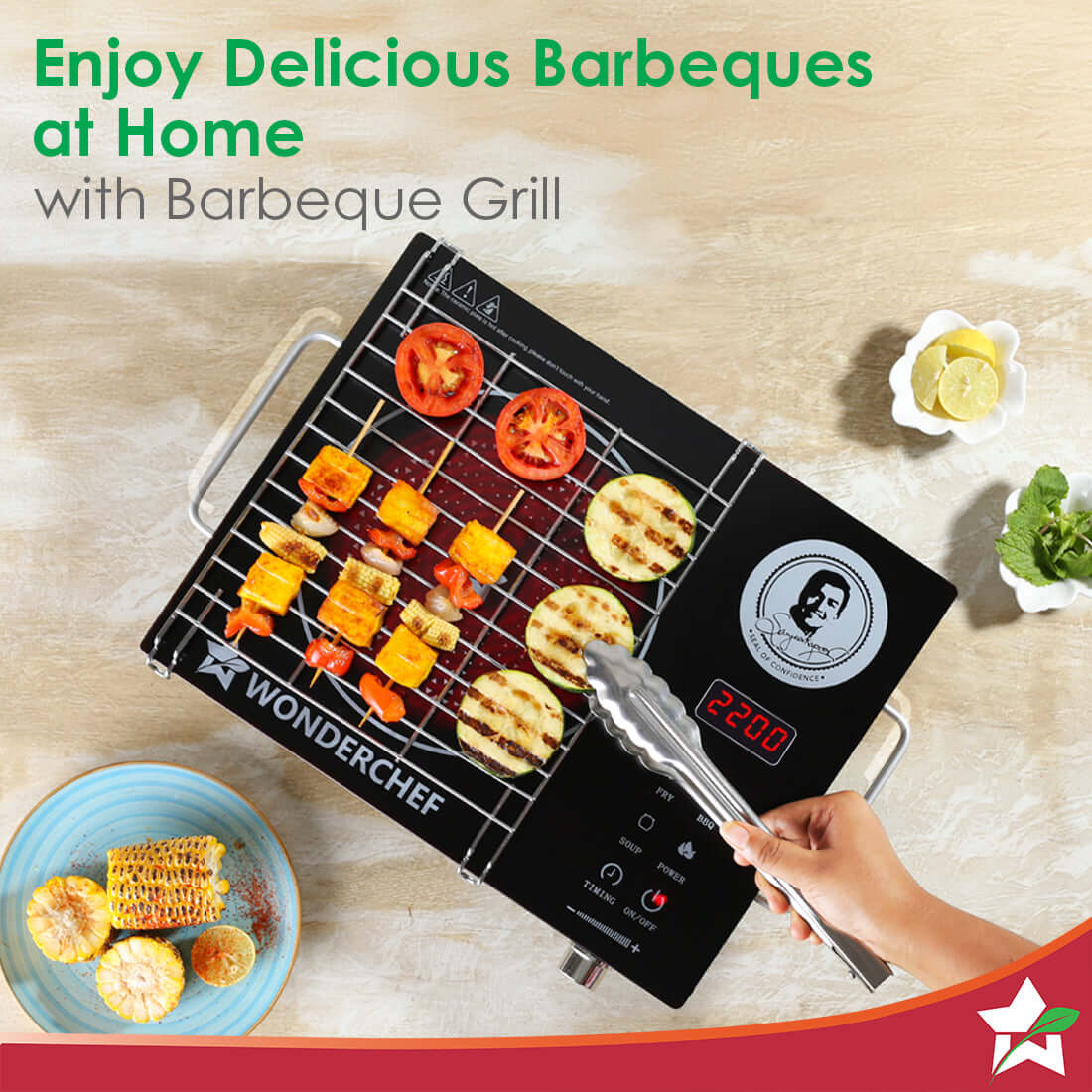 Easy Cook Infrared Cooktop | 2200 Watt Induction Cooktop | LED Digital ...