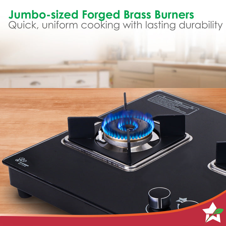 Wonderchef Octavia Auto 3-Burner Gas Stove | Efficient Stylish