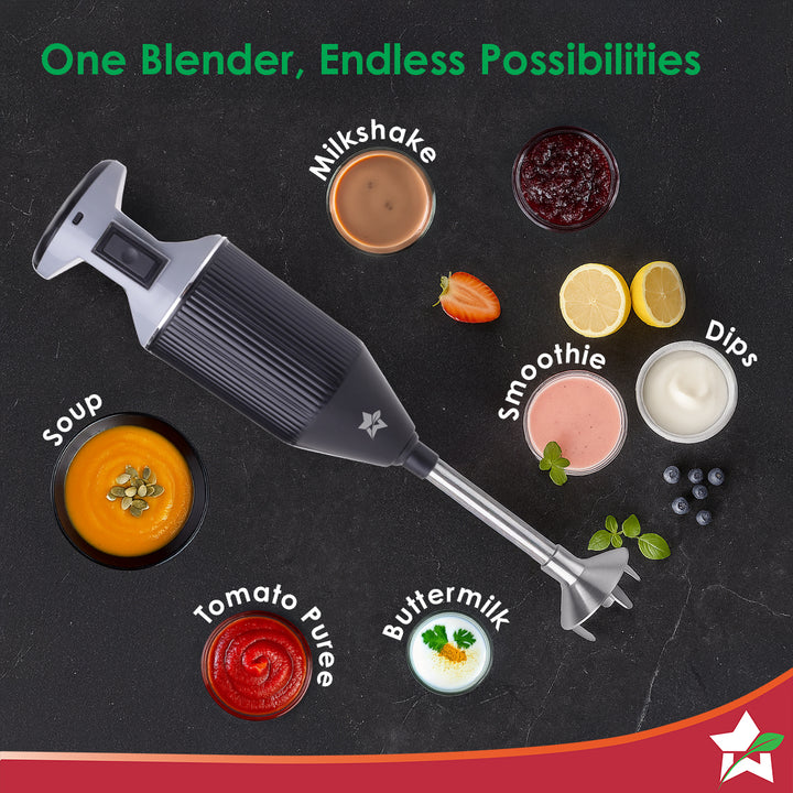 Wonderchef Prima Plus Hand Blender | Blend Mix and Whisk Easily