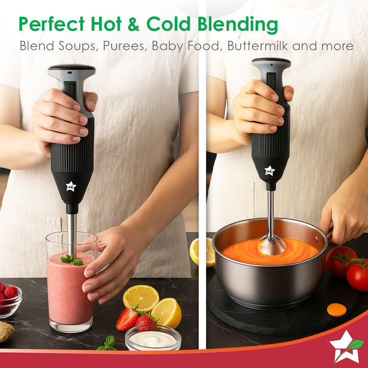 Wonderchef Prima Plus Hand Blender | Blend Mix and Whisk Easily