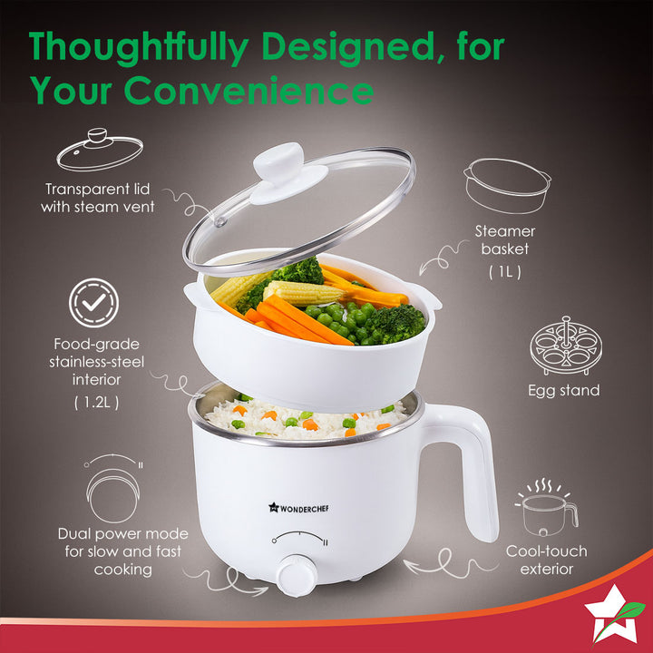 Luxe Multi Cook Kettle | Dual Power Modes | Quick Boiling | Automatic ...