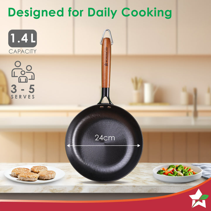 Buy Ferro Light Cast Iron Fry Pan 1.4L Online at Best Prices