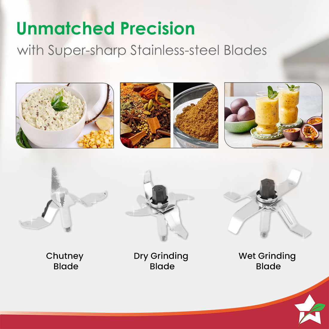 Galaxy Mixer Grinder 1000W | 100 Mins Non-Stop Grinding | 100% Copper ...