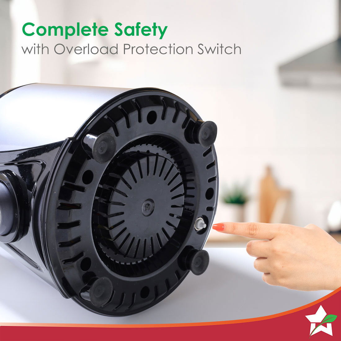 Galaxy Mixer Grinder 1000W | 100 Mins Non-Stop Grinding | 100% Copper ...