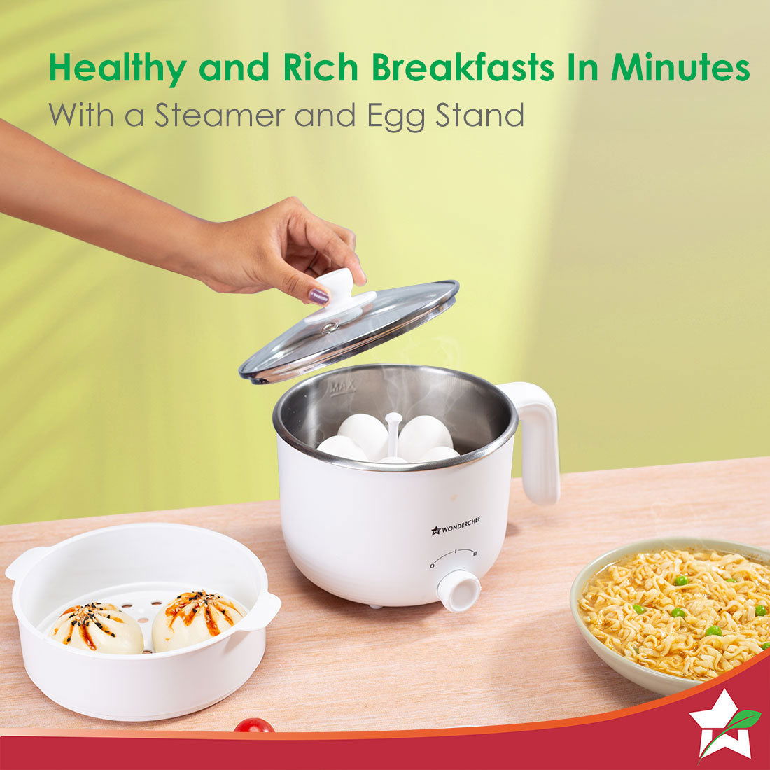 Luxe Multi Cook Kettle | Dual Power Modes | Quick Boiling | Automatic ...