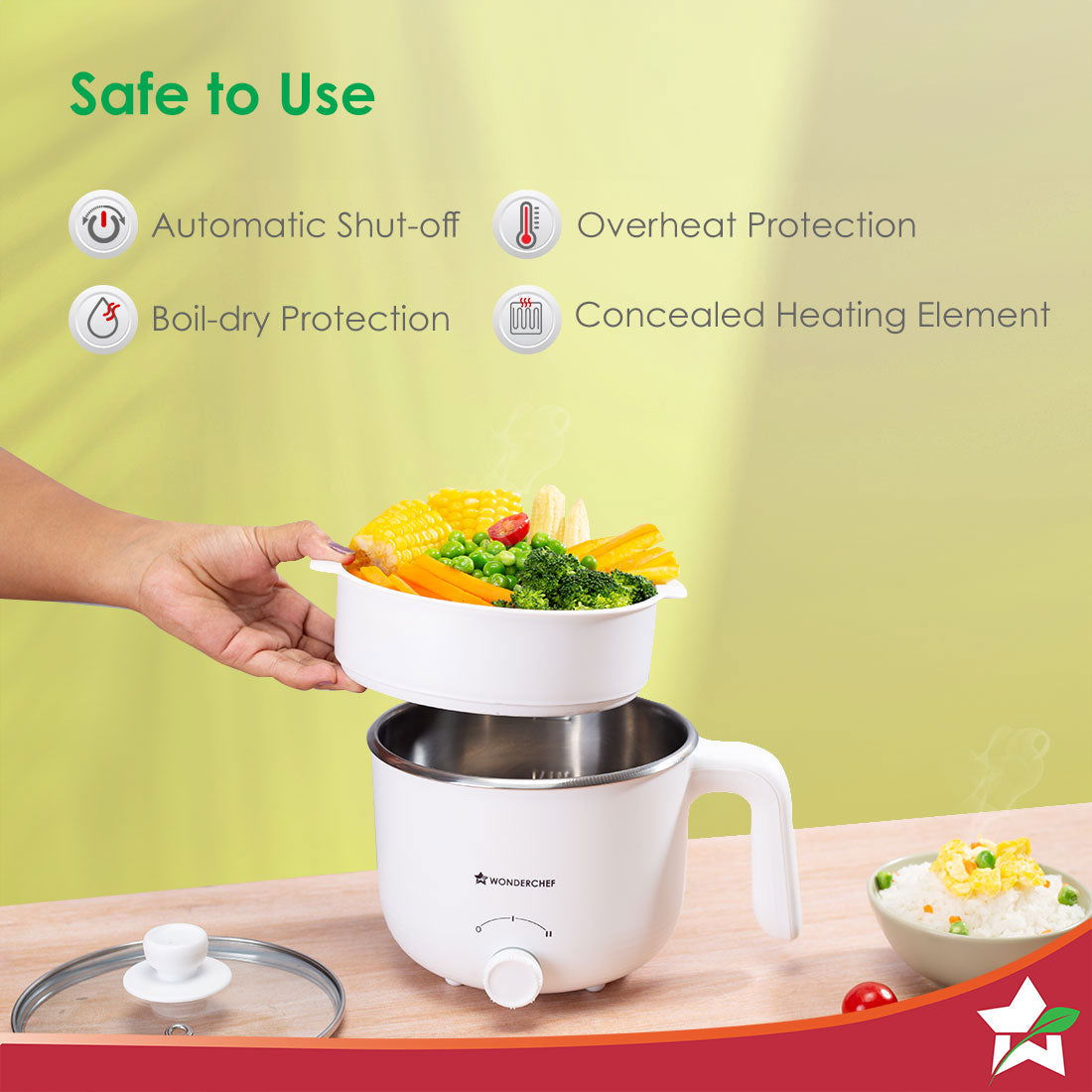 Luxe Multi Cook Kettle | Dual Power Modes | Quick Boiling | Automatic ...