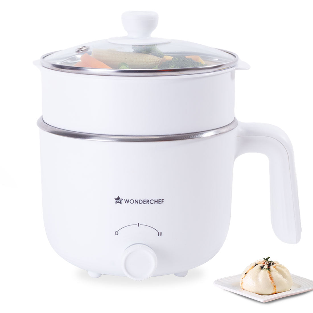 Luxe Multi Cook Kettle | Dual Power Modes | Quick Boiling | Automatic – Wonderchef India