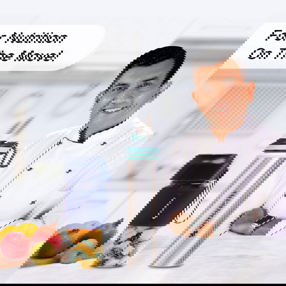 Nutri-cup Portable Blender + Sippy Stainless Steel Bottle, Gift Combo ...