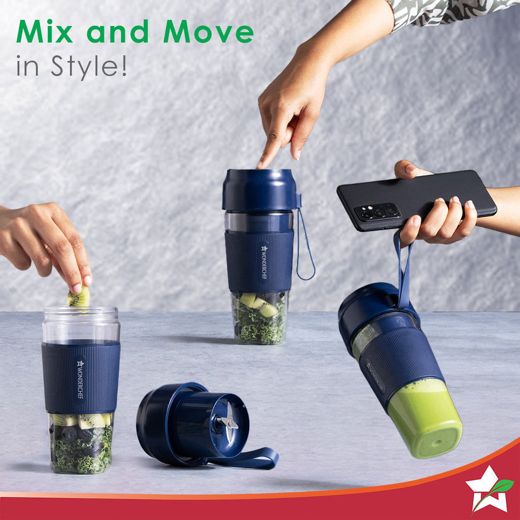 Nutri-Cup Portable Blender | USB Charging | Smoothie maker | SS Blades ...