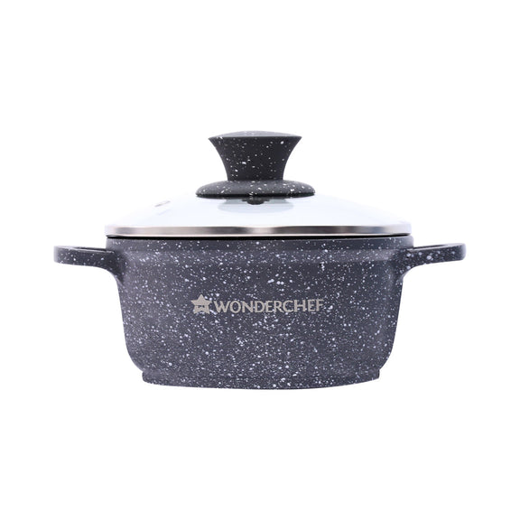 Wonderchef Granite Die Cast Casserole Set | Induction Base Cookware ...