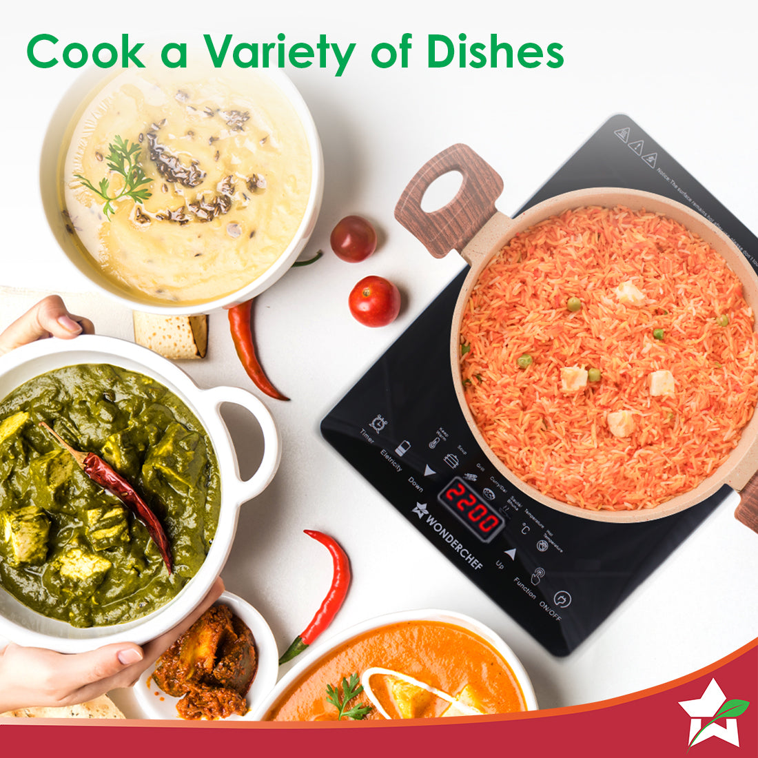Wonderchef Easy Cook Hot Plate | Infrared Technology Cooktop