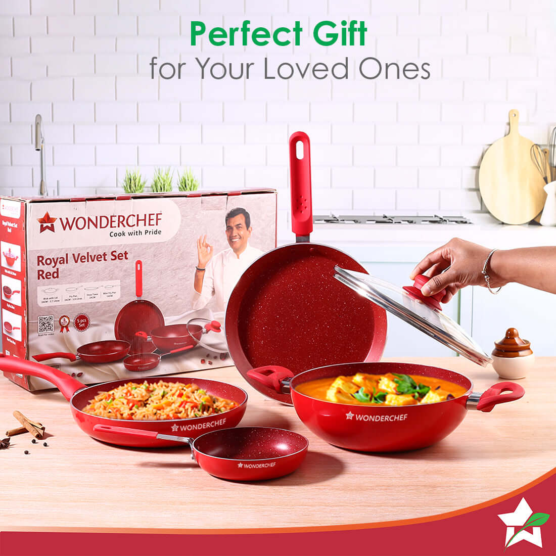 Load image into Gallery viewer, Royal Velvet Non-stick Cookware Set ...