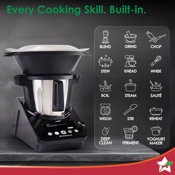 Wonderchef Renewed Chef Magic | All-in-One Kitchen Robot | Automatic C