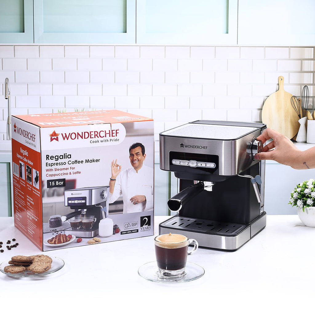 Regalia Espresso Coffee Maker 20 Bar | Ideal for Espresso, Cappuccino ...