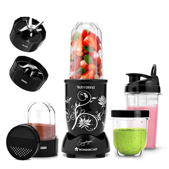 Nutri-blend 500W Mixer Grinder, 22000 RPM Motor, Smoothie Maker, Masal