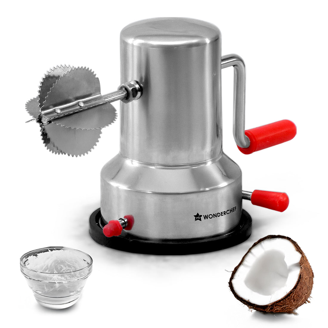 Wonderchef Coconut Scraper | Easy & Efficient Coconut Grating ...