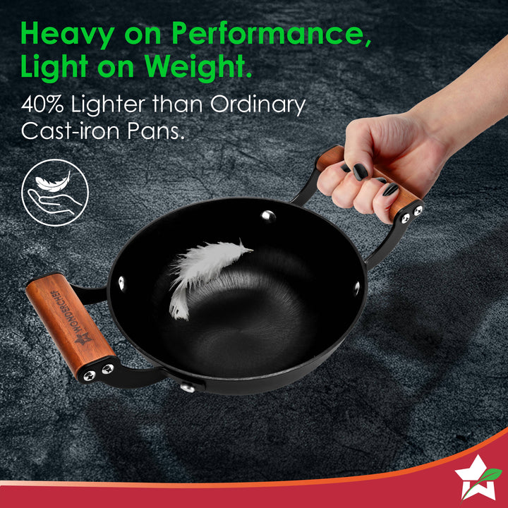 Shop Ferro Cast-Iron Frying Pan 26cm Online @ Best Price