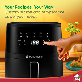 Neo Pro Digital Air Fryer | 4.5L | 1300W | Rapid Air Technology | 10 P ...