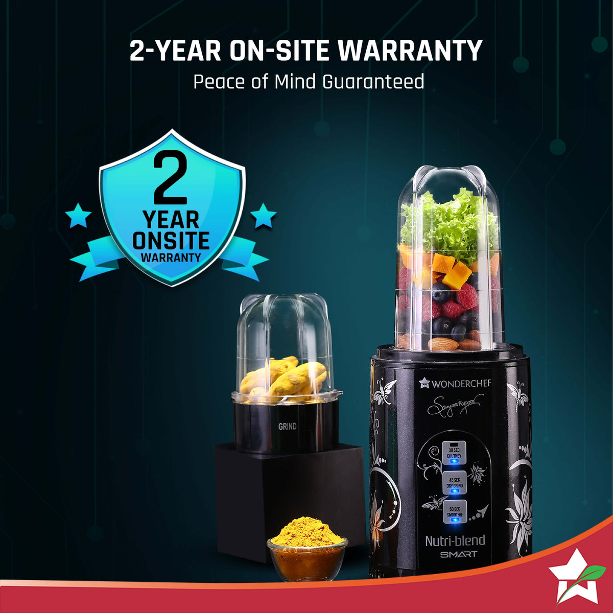 Nutri-blend SMART Automatic Mixer Grinder with Dual Pulse Function|220 ...