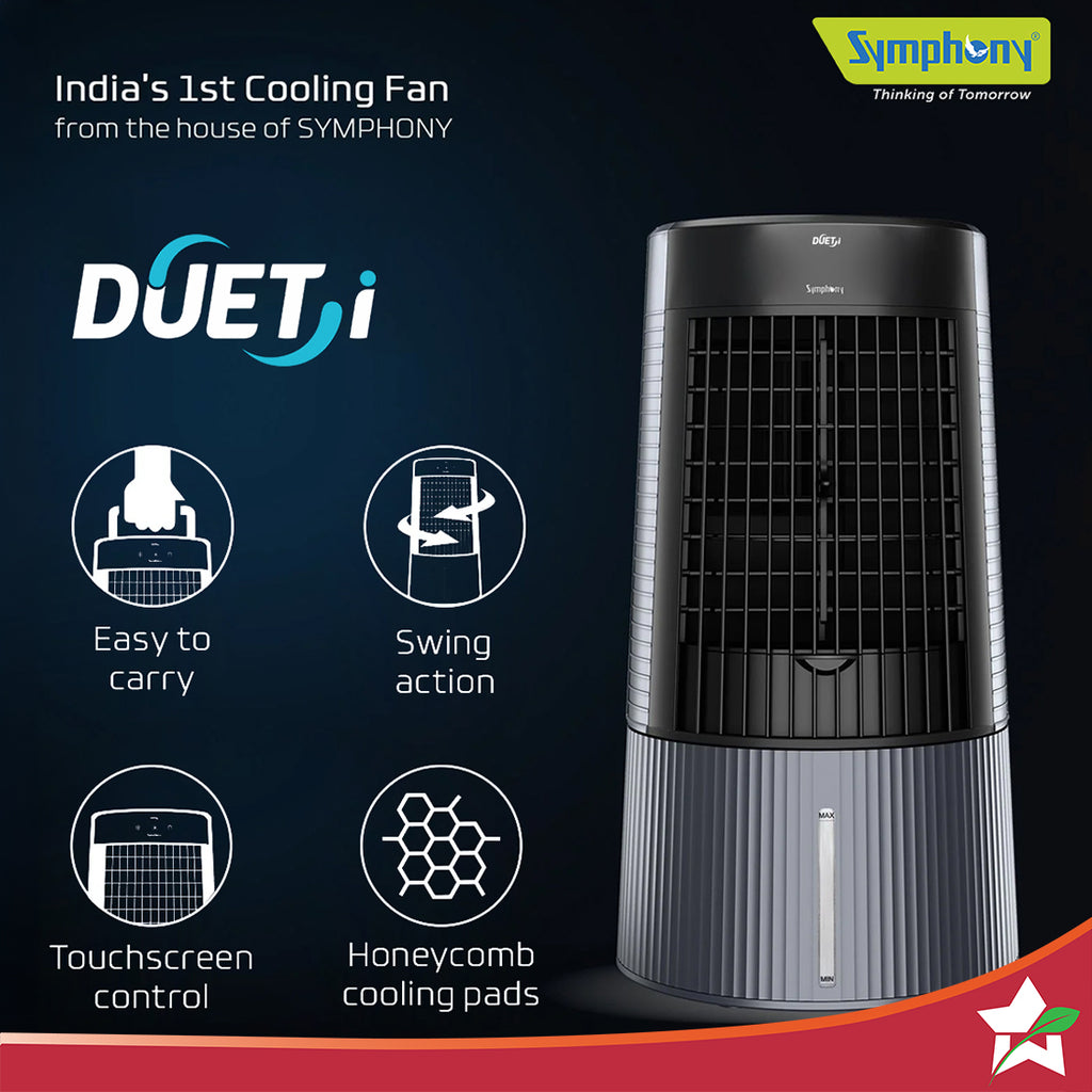 Symphony Duet-i | Kitchen Cooling Fan | Touchscreen Control | Honeycom ...