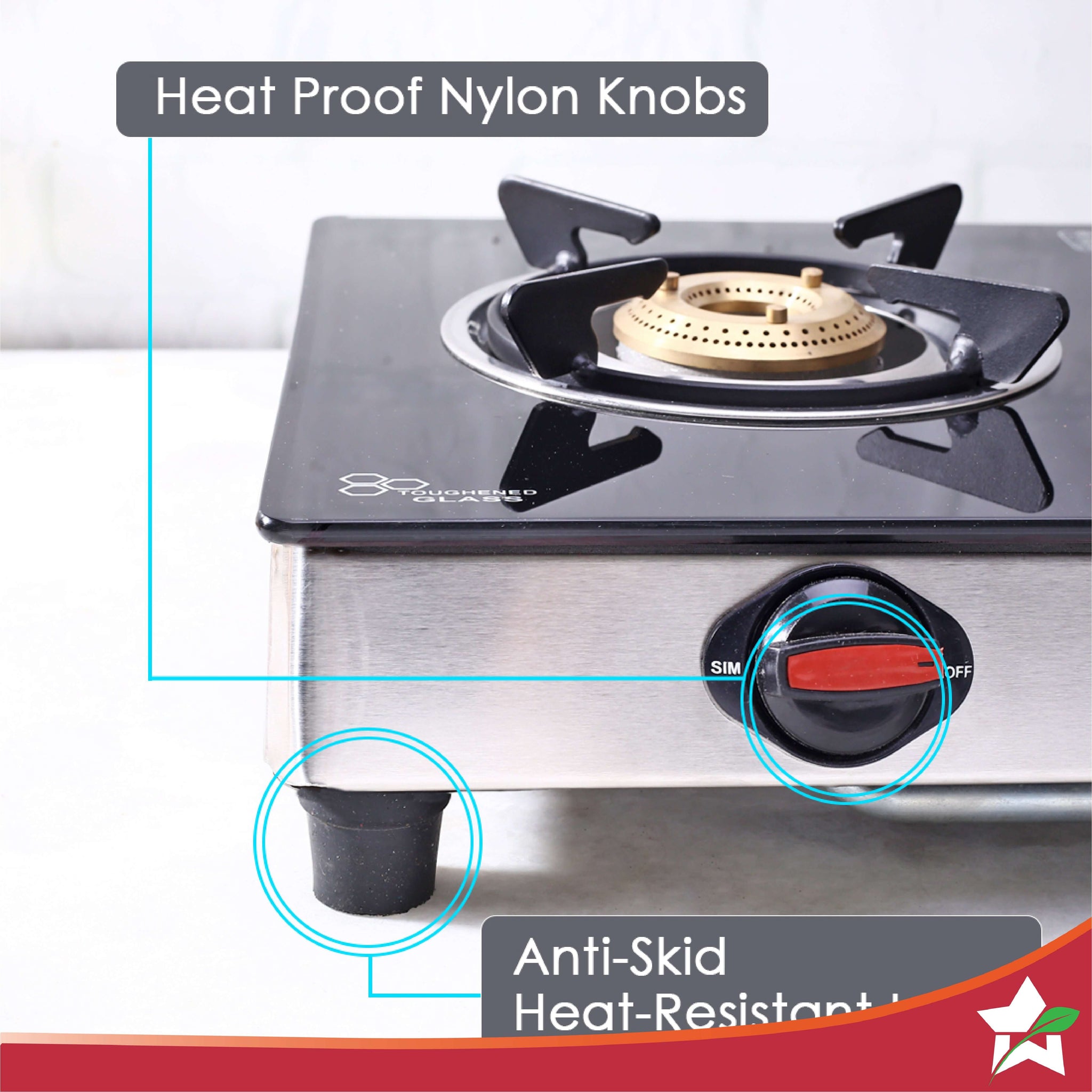 Galaxy 3 Burner Auto Cooktop, Auto Ignition Gas Stove – Wonderchef
