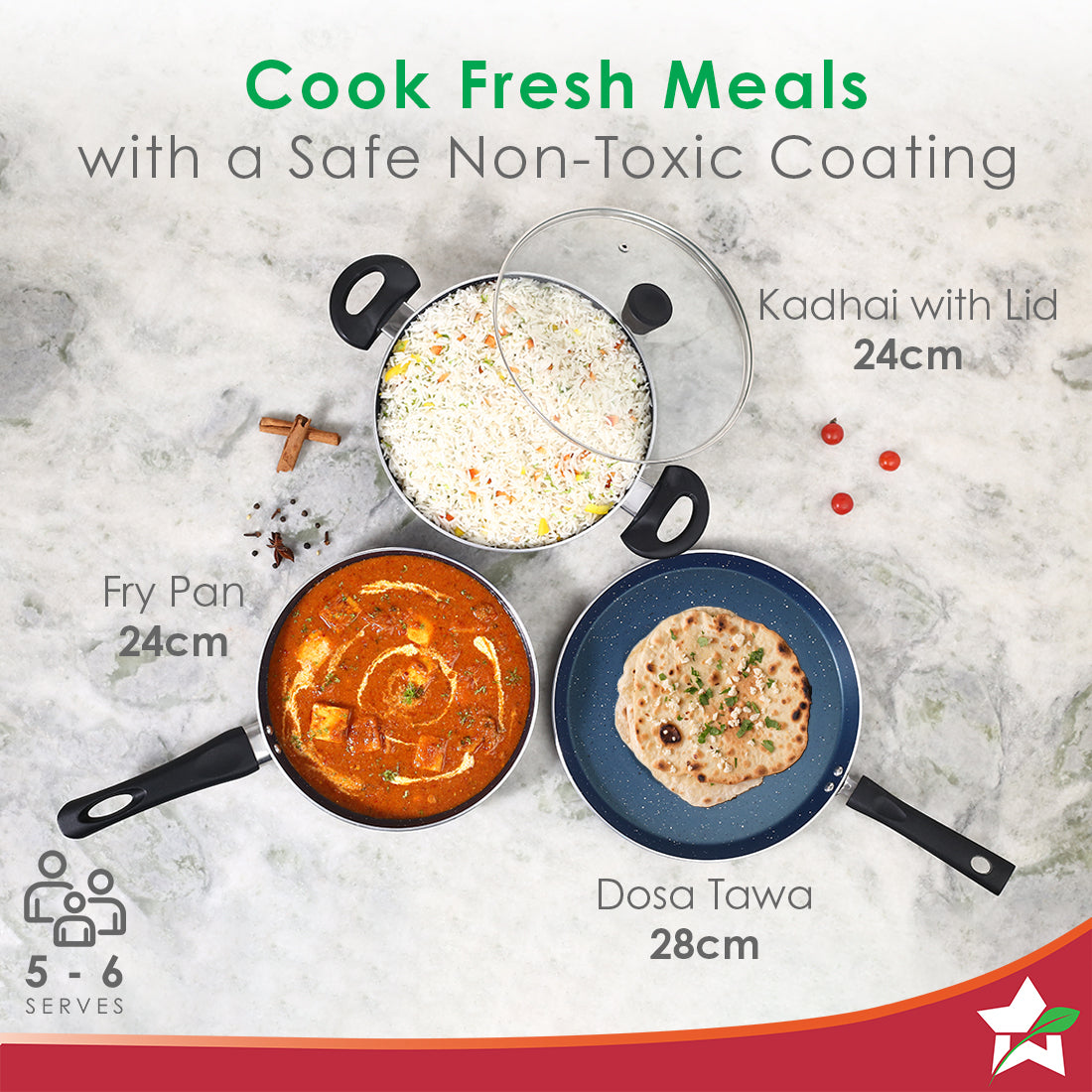 Load image into Gallery viewer, Galaxy Cookware 4 Piece Set | 24 cm ...