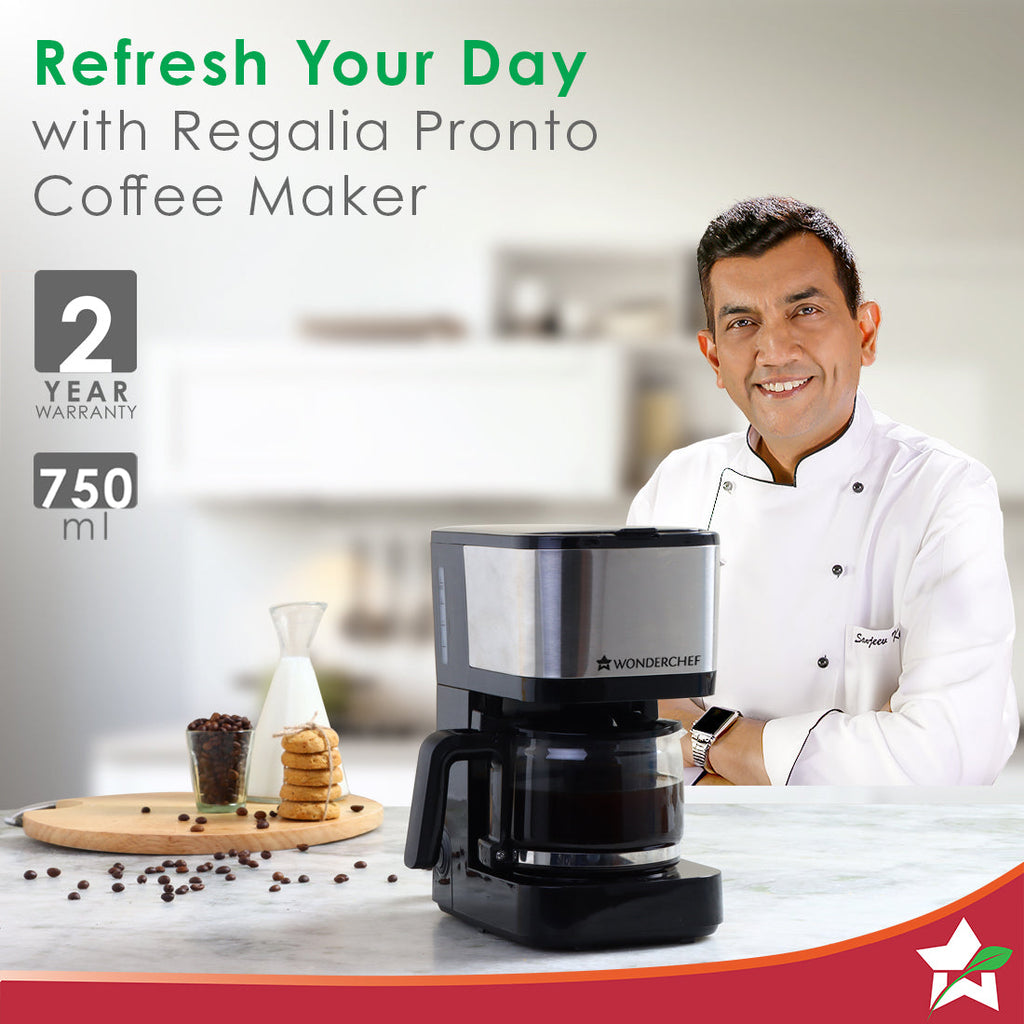 Regalia Pronto Coffee Maker 600W | Coffee Brewer Machine for Home & Of ...