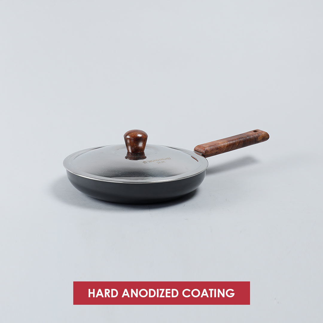 Wonderchef Ebony Fry Pan 24Cm | Aluminum Nonstick Frying Pan Online