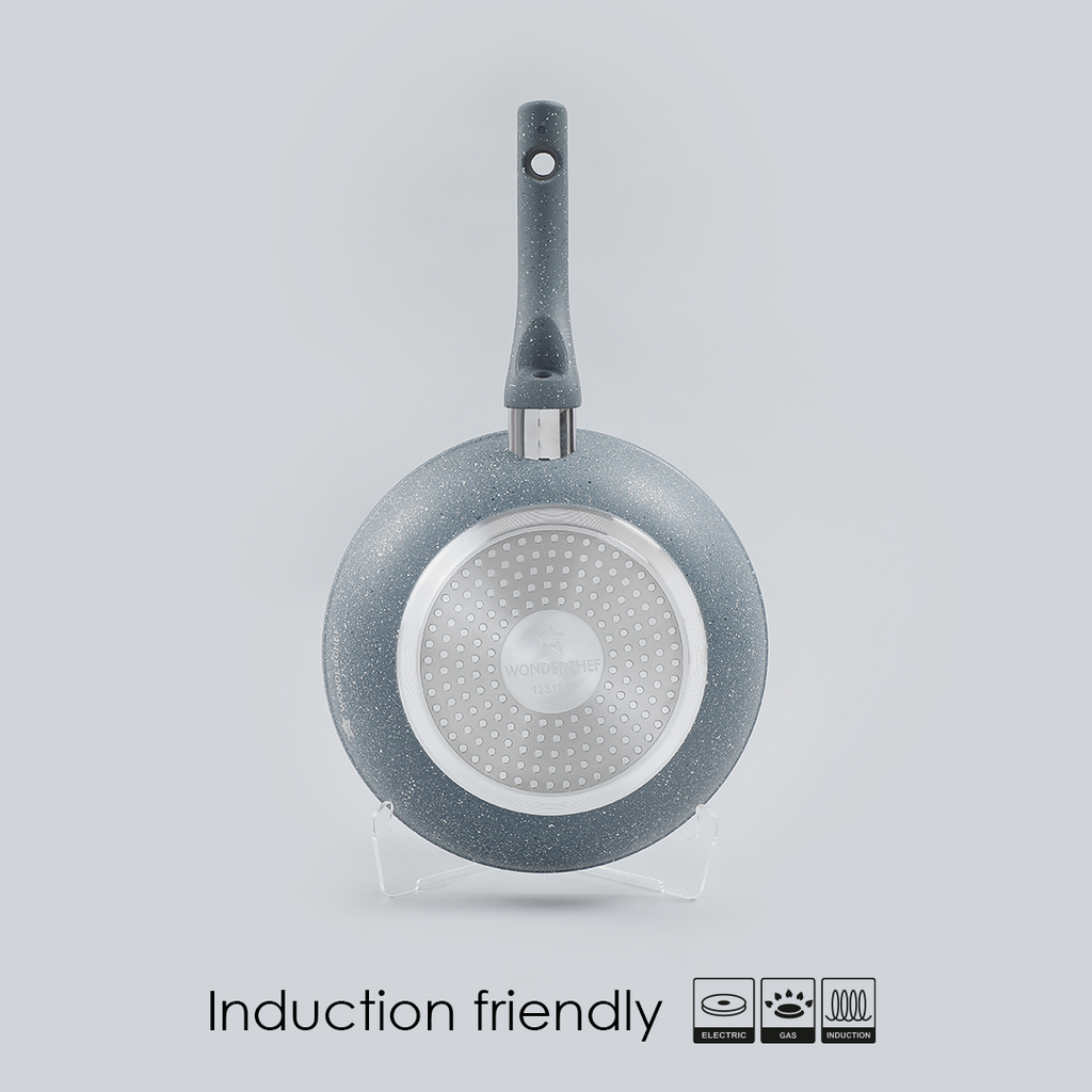 Wonderchef Granite Frying Pan - 24CM | Aluminum Non-Stick Cookware Online